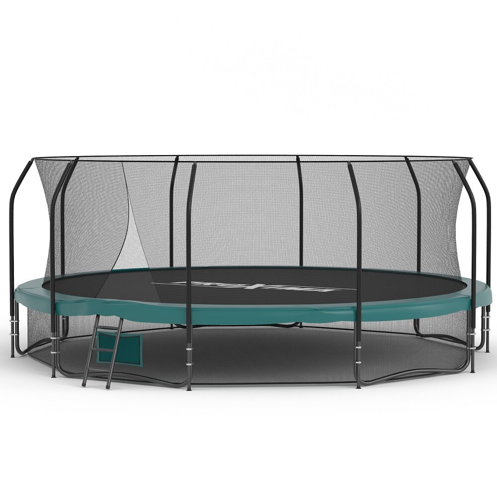 Батут PROXIMA Premium Plus 16 футов, с защитной сеткой, 488 см