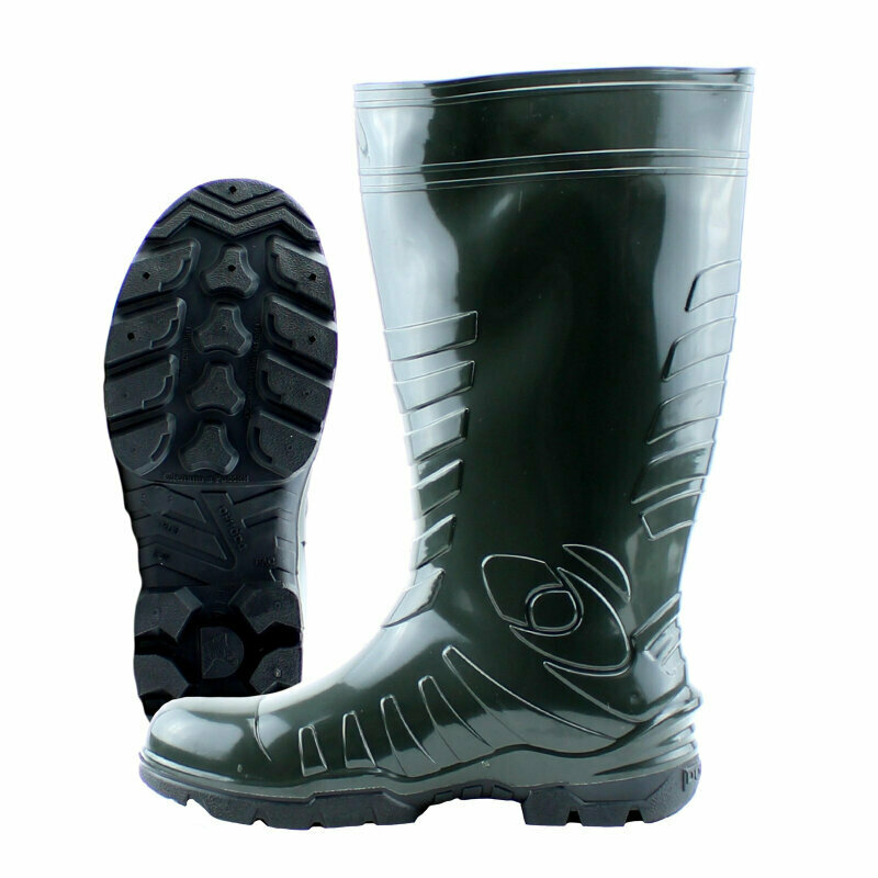 Сапоги мужские специальные цв. оливковый мод. Д23-КЩС с МП, МС (р.41) ПВХ, 1803250