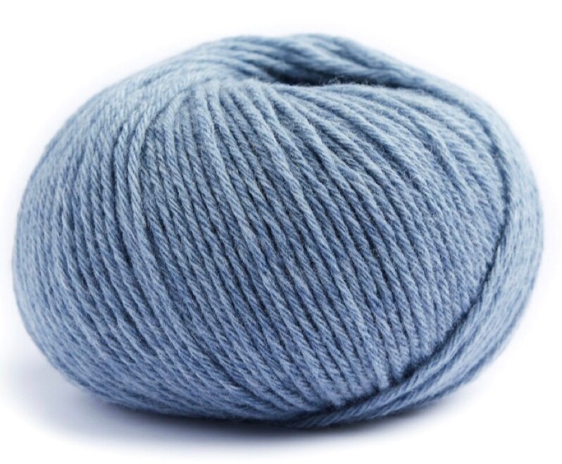 Como Grande /Комо Гранде/ пряжа Lamana (100% шерсть мериноса сверхлегкая), 50г/120м (54 M, eisblau (ледяной синий), синий)