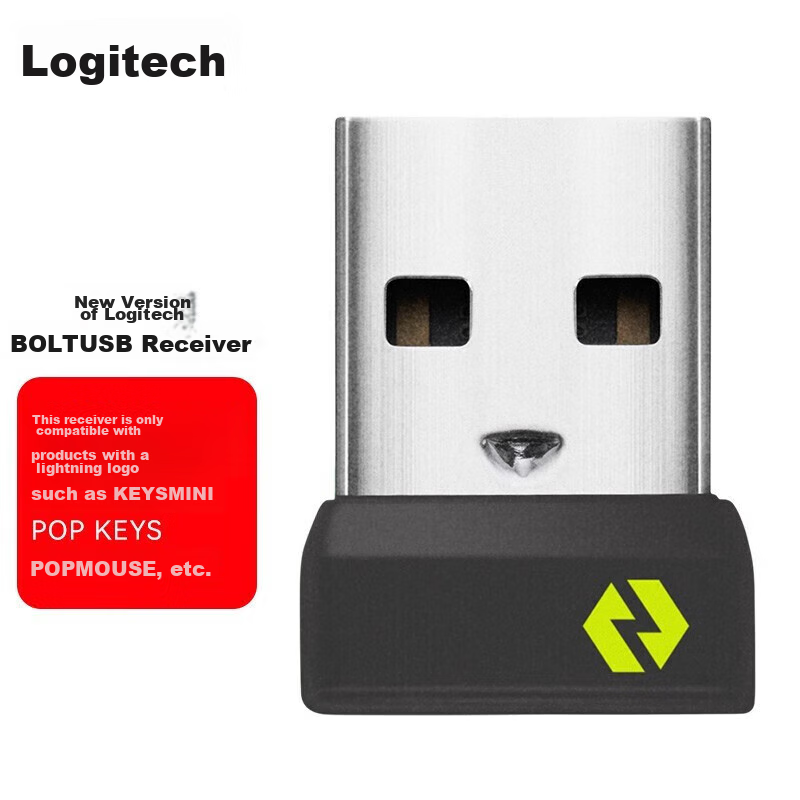 Товар Logitech Bolt USB Enterprise-Grade USB Receiver, Wireless Mouse And Keyboard Receiver, Office Keyboard And Mouse Receiver, Stable Receiver