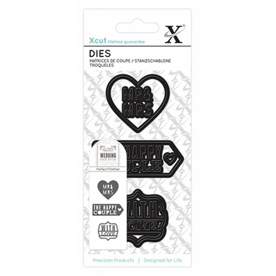 Набор ножей для вырубки Mr & Mrs, маленький DOCRAFTS XCU503271