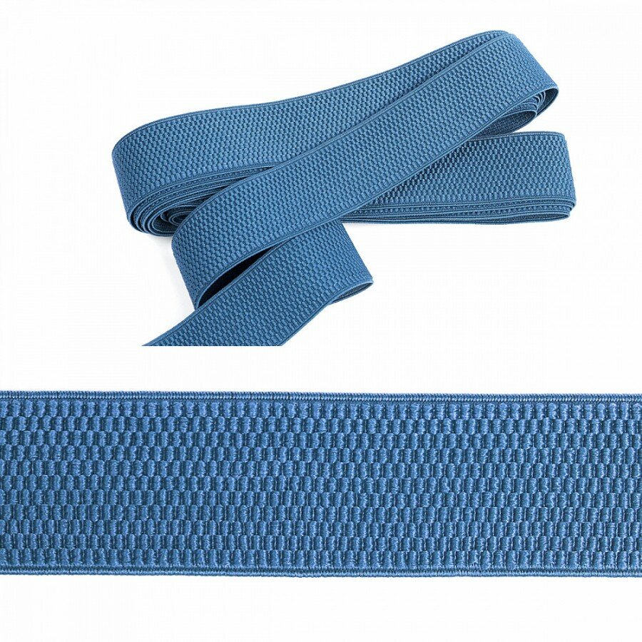 Резинка TBY помочная Ультра RD.40218 шир.40мм цв.218 синий уп.4м (+-0,5м)