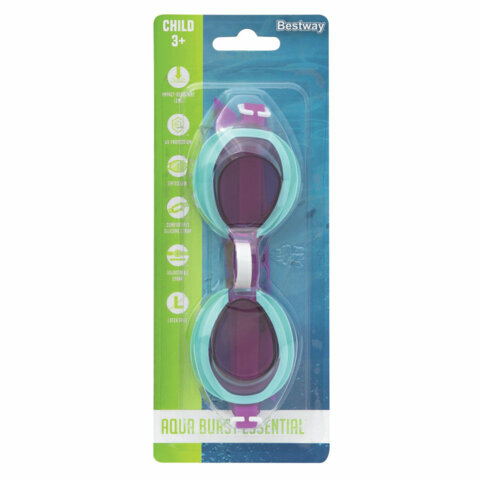 Очки для плавания "Lil' Lightning Swimmer" от 3 лет, ассорти, BESTWAY, 21002