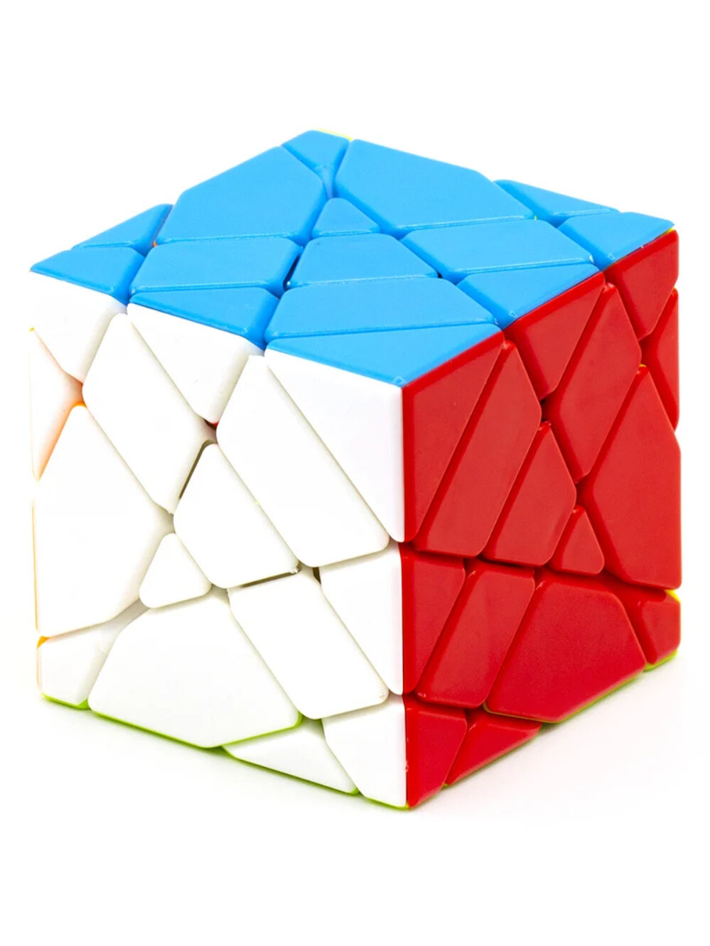 Головоломка Fanxin 4x4x4 Axis cube, цветной пластик, без наклеек
