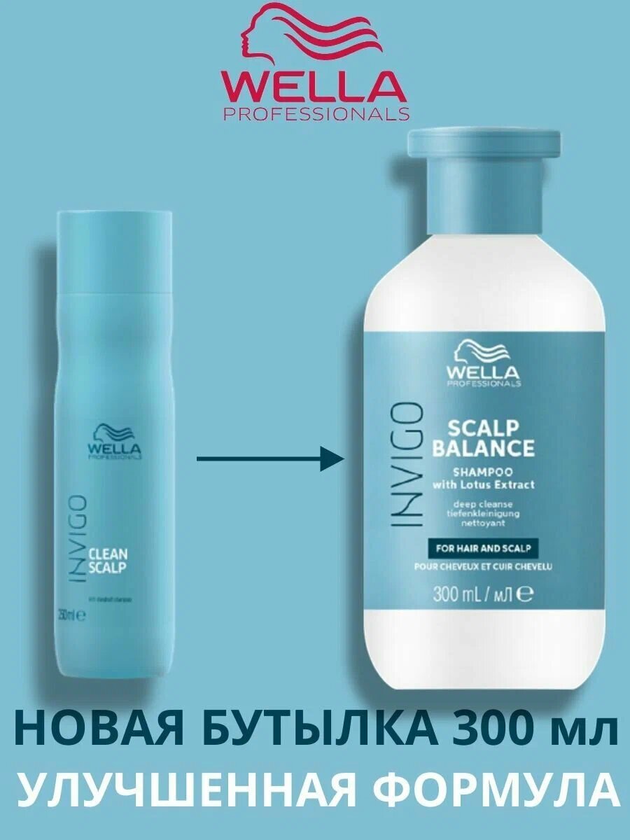 Wella Invigo Balance Senso Calm Shampoo - Шампунь для чувствительной кожи головы (300мл)