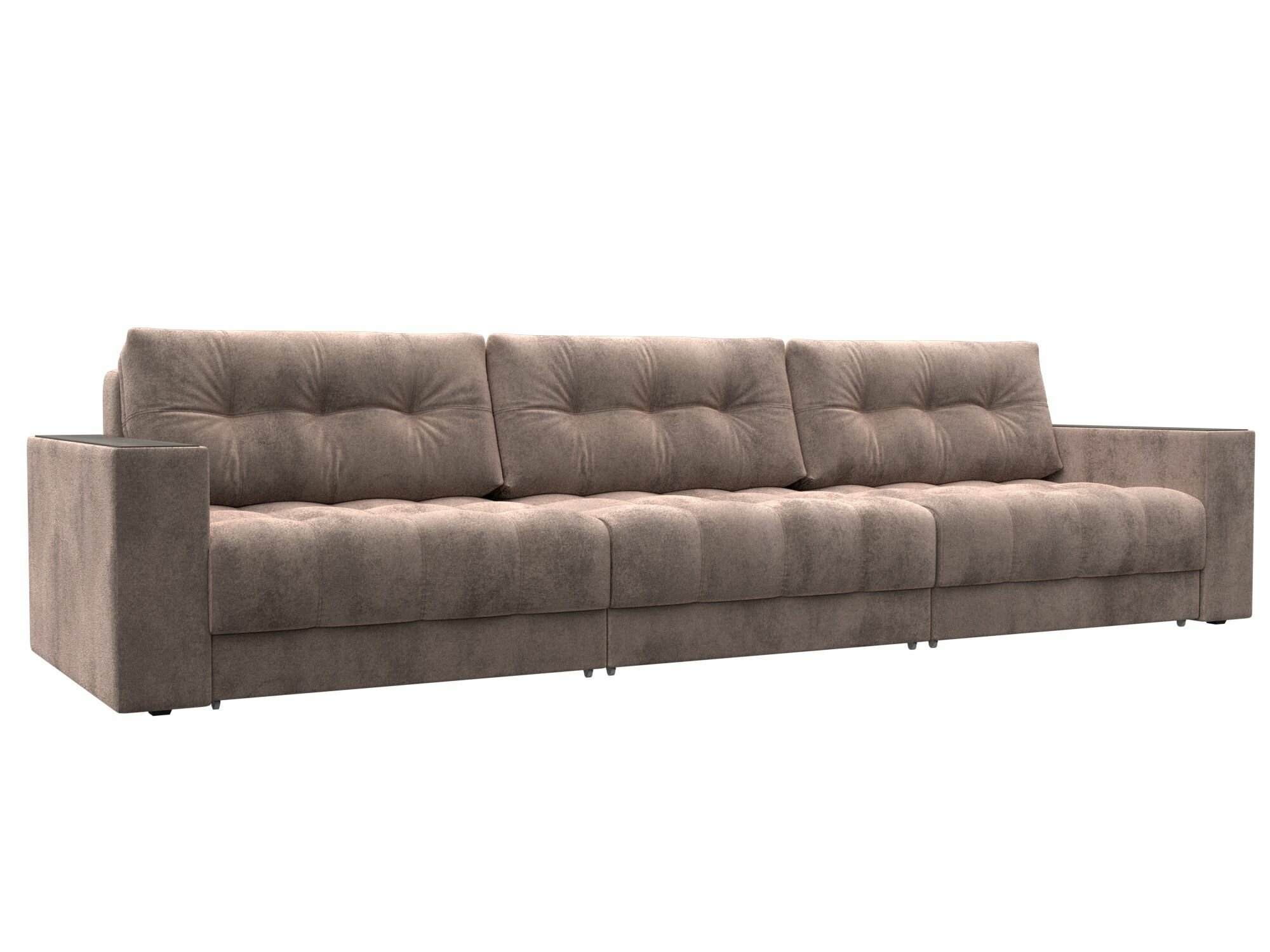 Диван прямой с декором Бруно НПБ Лонг, Велюр