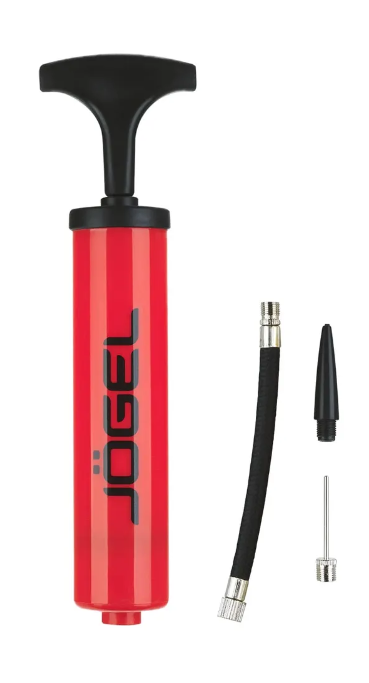 Насос Jögel JA-102 (20см) ND, гибкий шланг, игла, насадка для фитбола