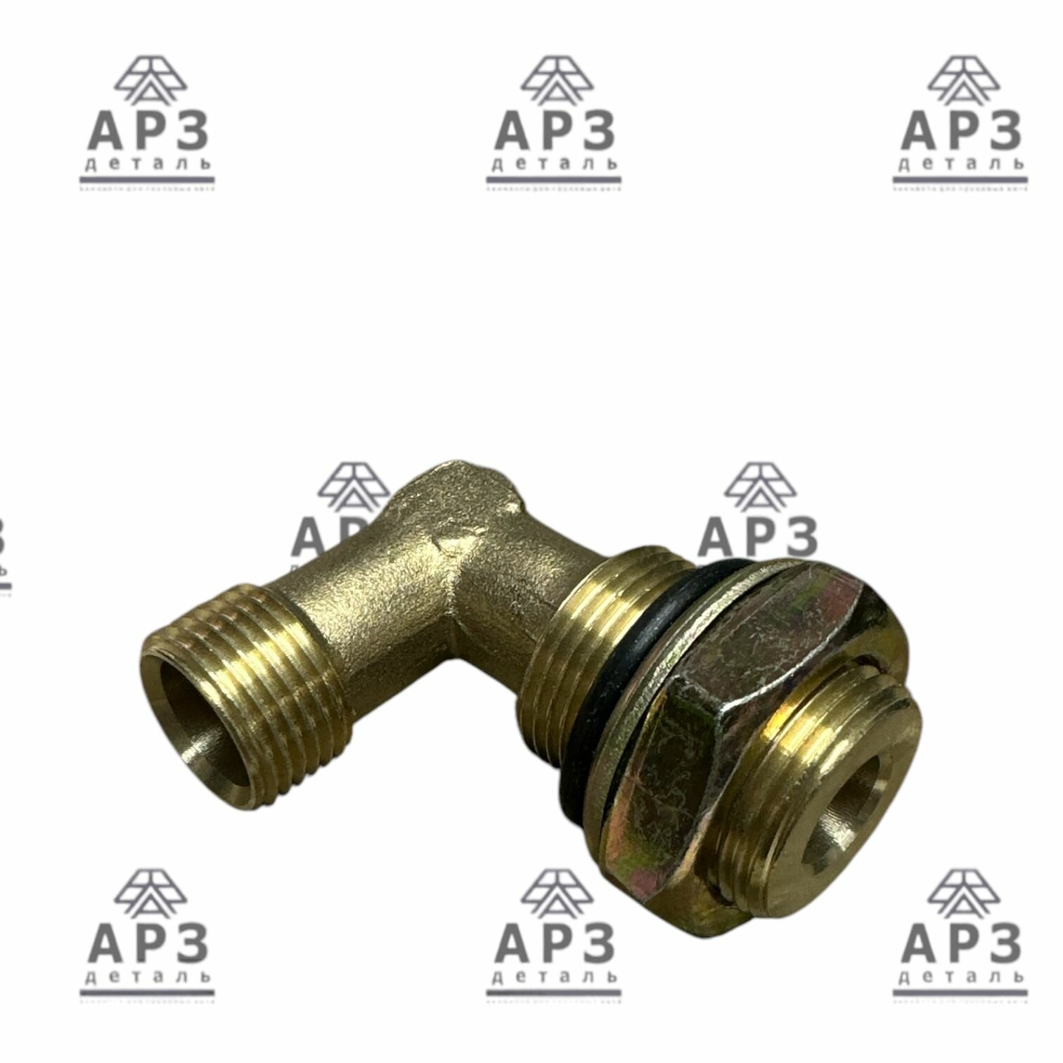Угольник РДВ М18х1,5-М22х1,5 (в сборе) (медный)