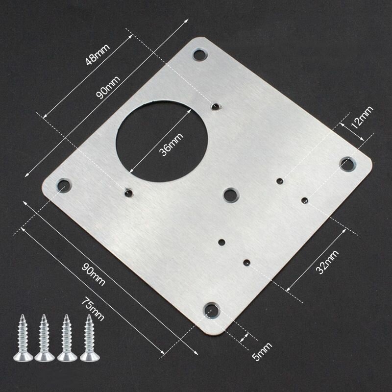 Пластина для ремонта мебельных петель, 2 шт