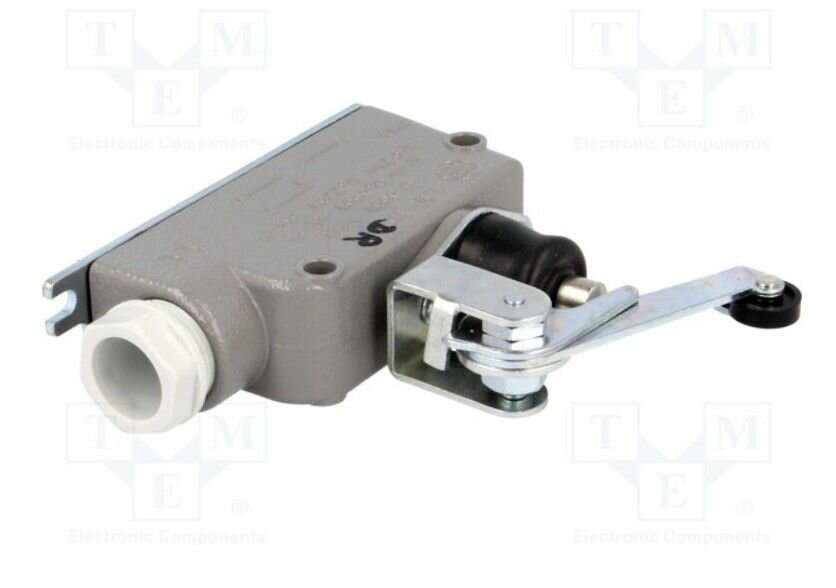 Концевой выключатель, угловой рычаг с роликом, SPDT, 6А, IP56 LM-10DR