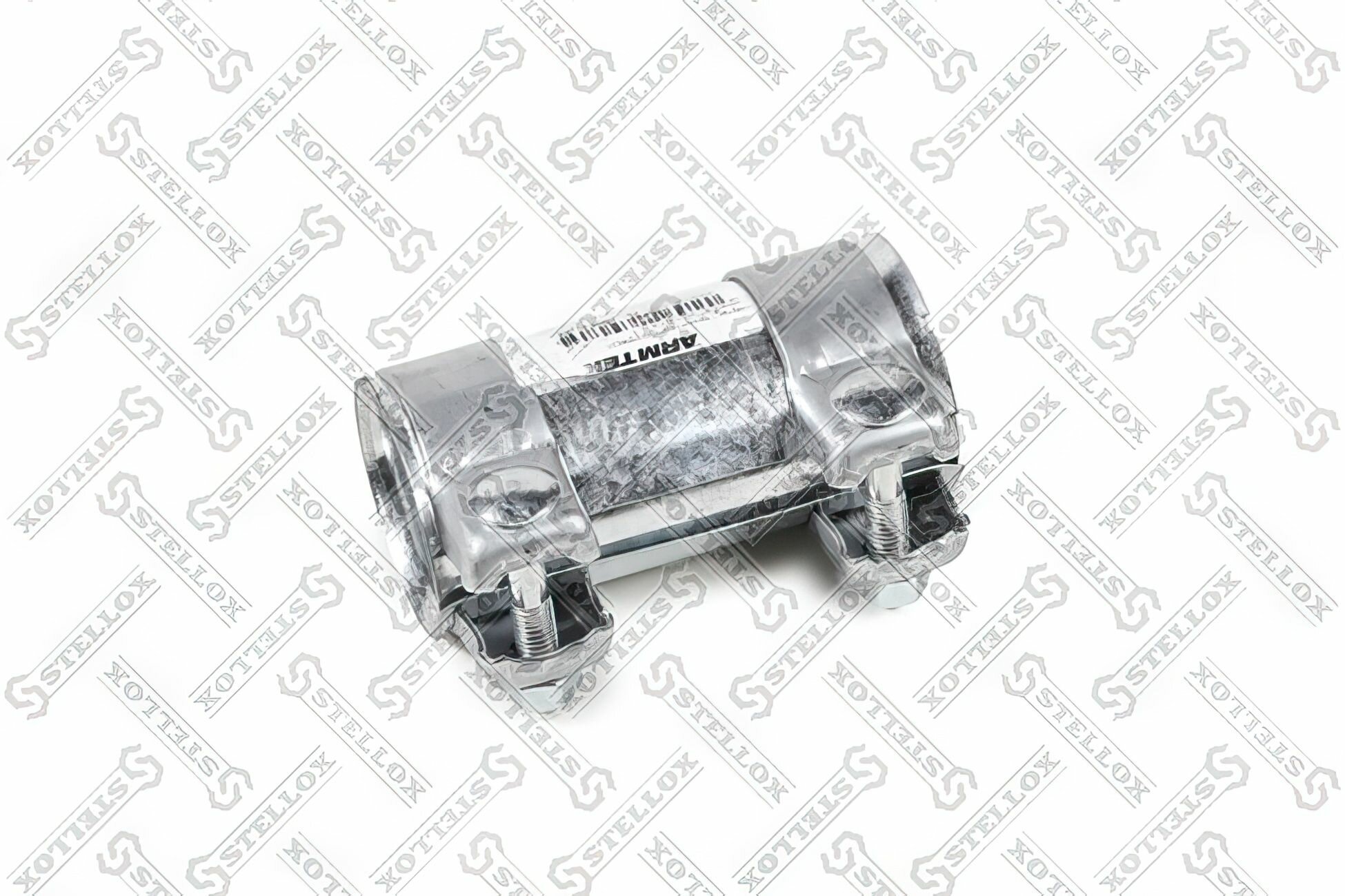 Хомут глушителя двойной D55 для Шкода Октавия 1 75-50023-SX STELLOX