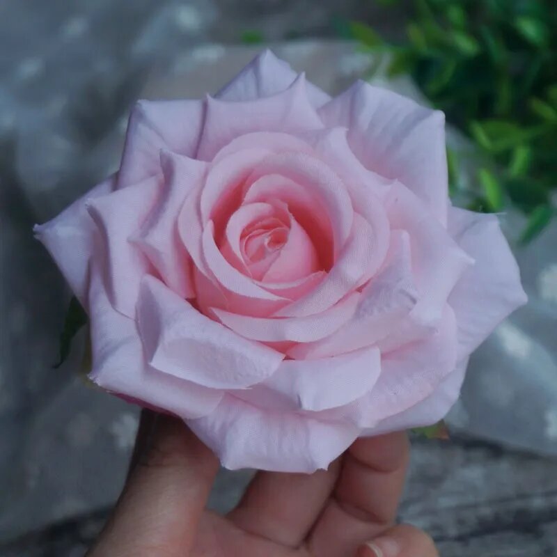 Заколка для волос с розой, цвет link pink