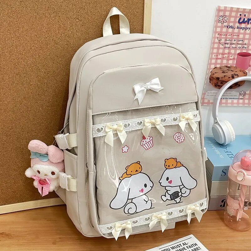 Рюкзак школьный для девушки Cinnamoroll, Трансформируемая школьная сумка YZ