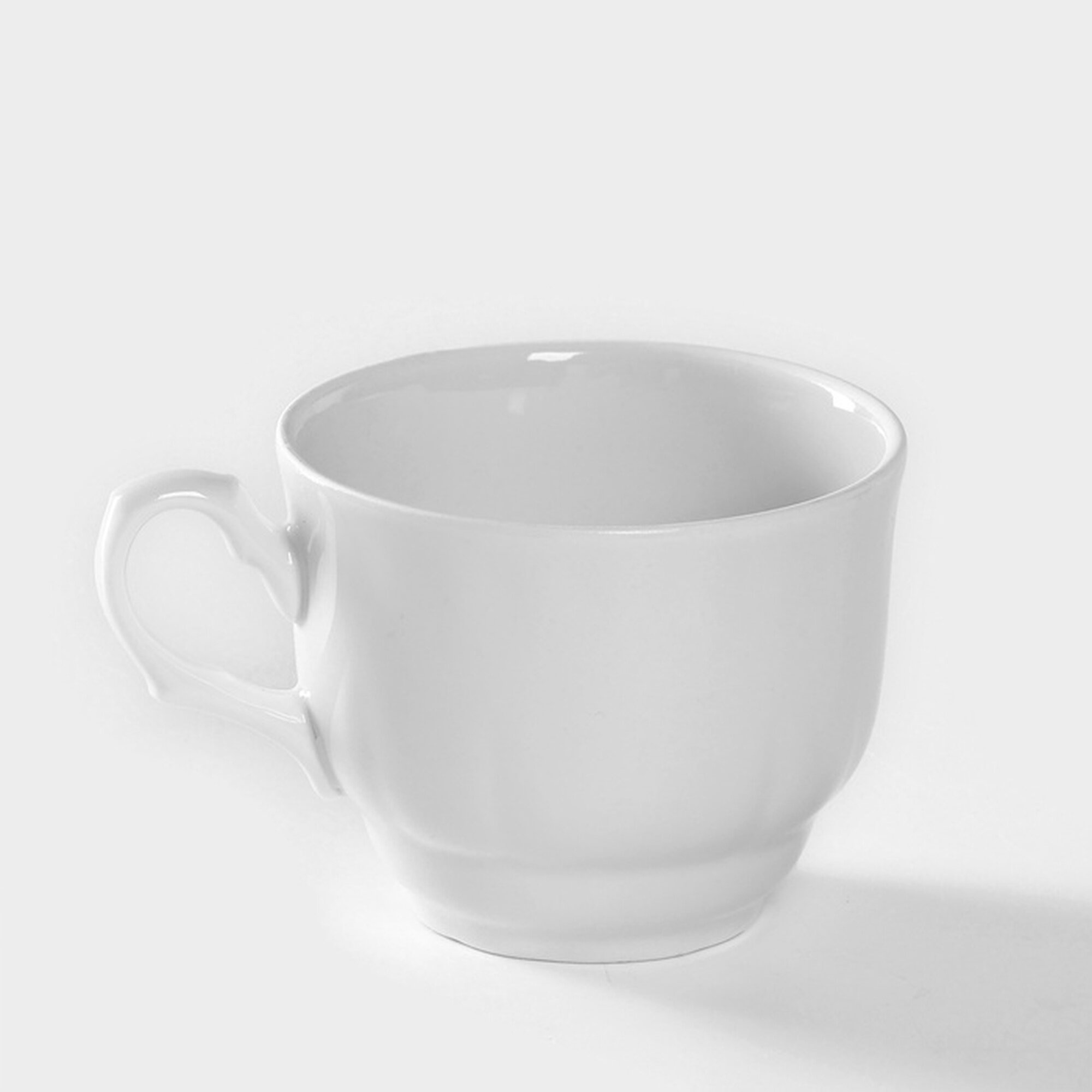 Чашка чайная Добрушский фарфоровый завод «Тюльпан», 250 мл, фарфор, белый