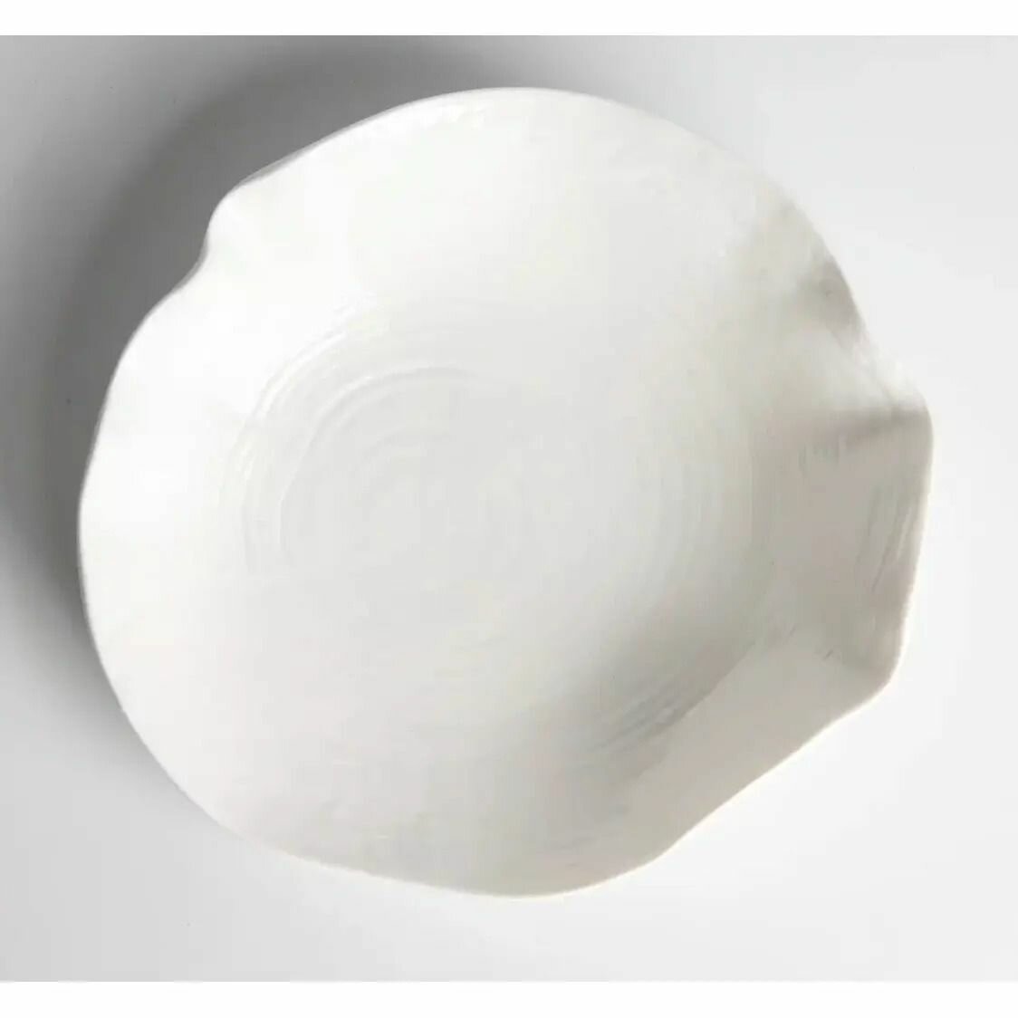 Блюдо с волнистым краем Home Chef Texture (275 мл), 20 см, белое