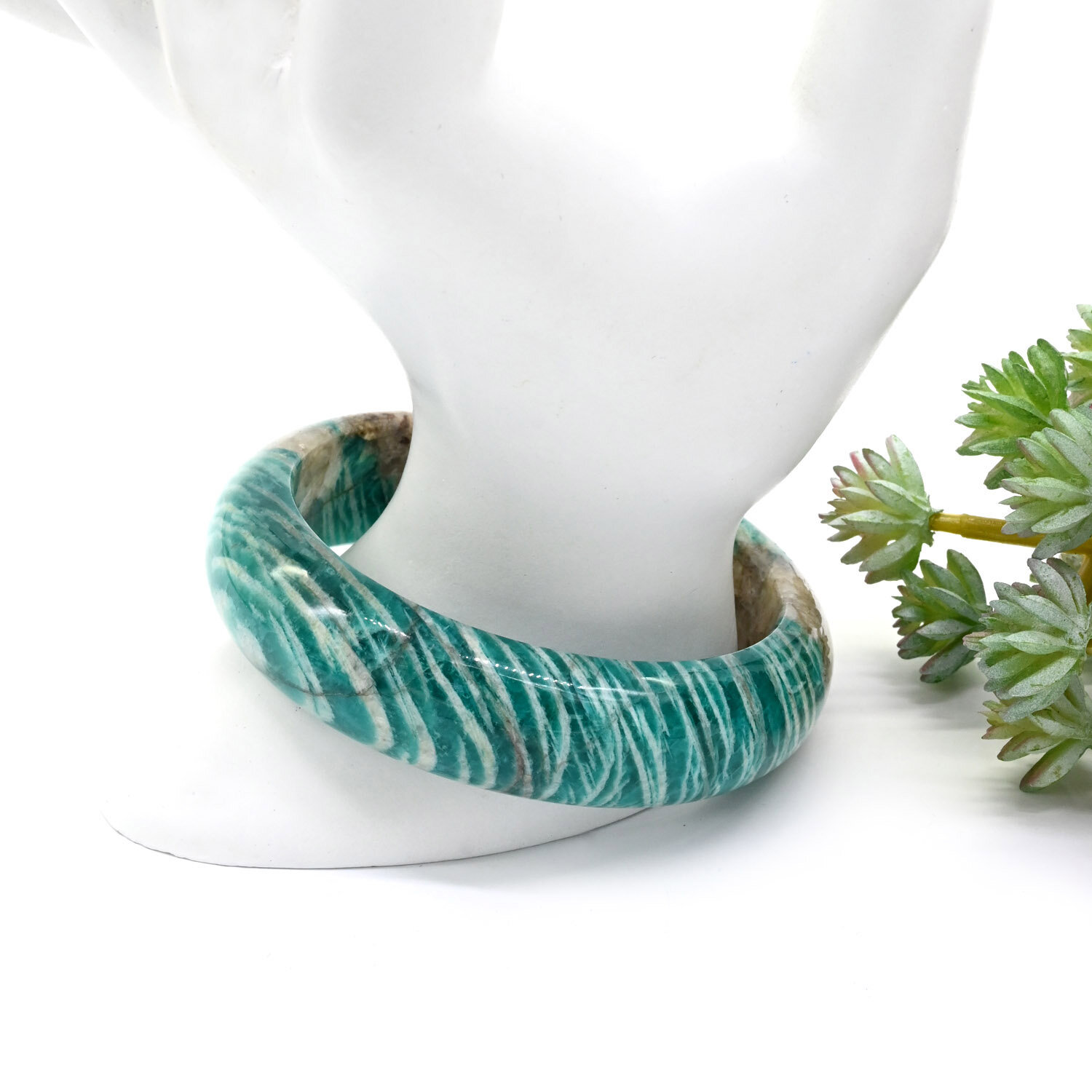 Браслет, амазонит