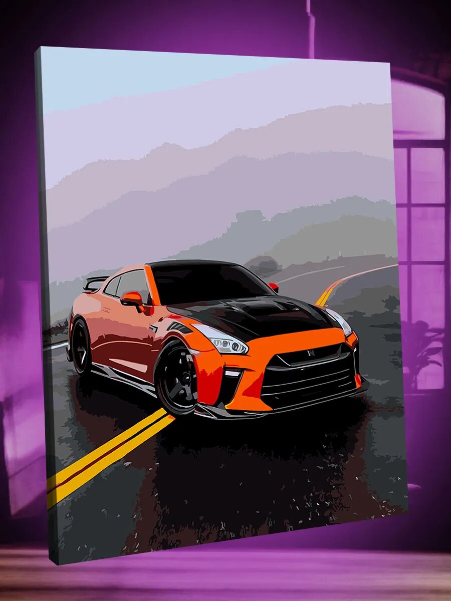 Картина по номерам Nissan