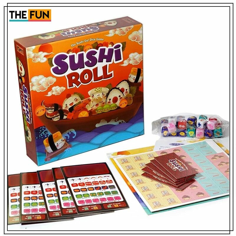 Настольная карточная игра Настольная Sushi Roll Игра (Карточная) Новая версия игры