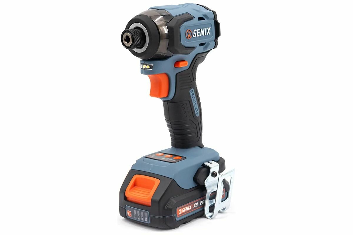 Импульсный шуруповерт SENIX X2 20В, 180Нм, 1х4Ач, ЗУ, кейс PDIX2-M6-EU