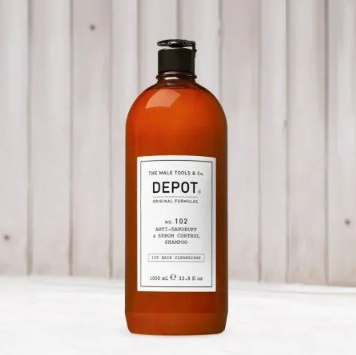 Depot Шампунь от перхоти для жирных волос мужской no.102, 1000 мл