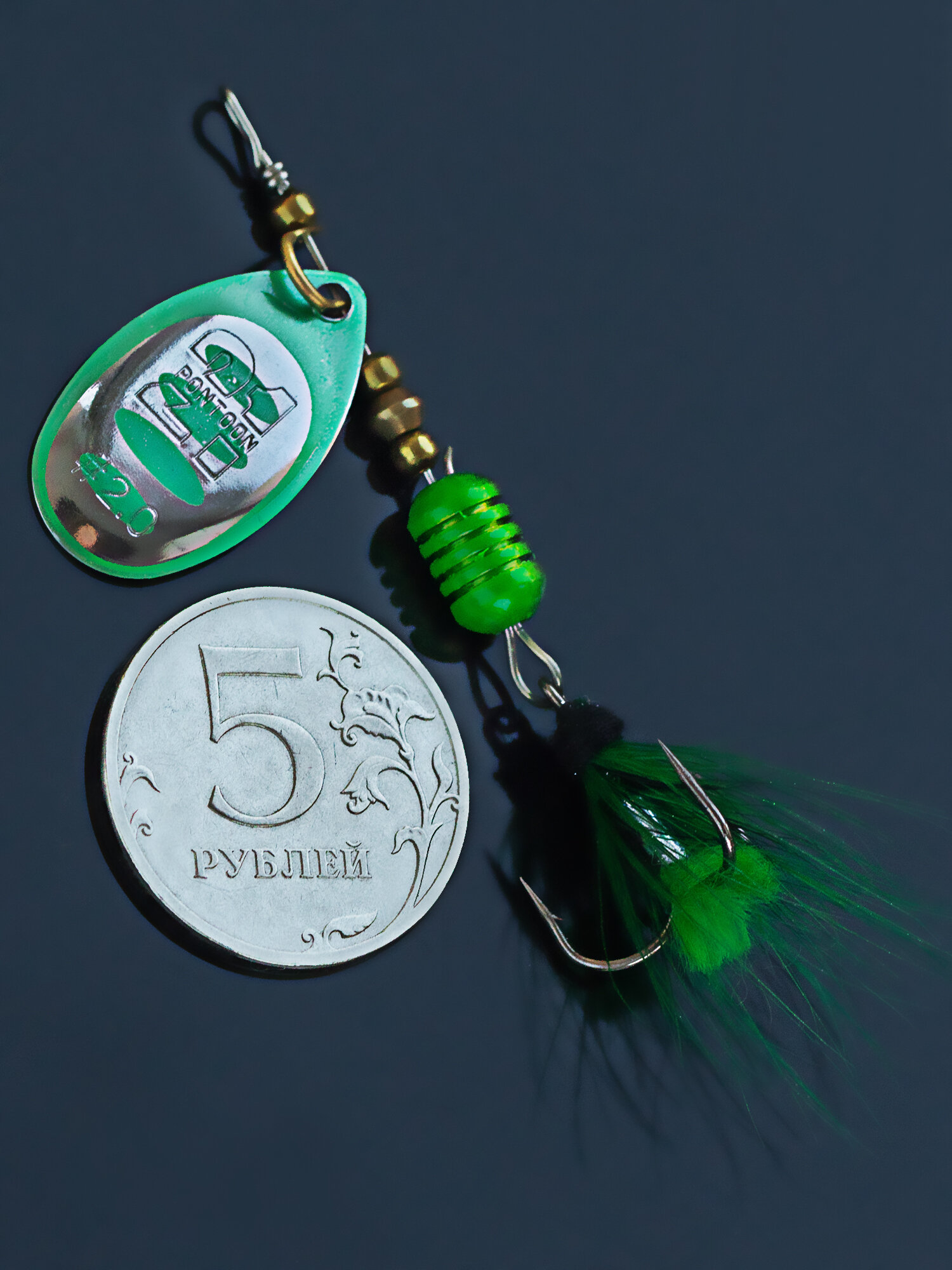 Блесна вертушка Pontoon21 treble hook synchrony #2.0 на щуку и окуня