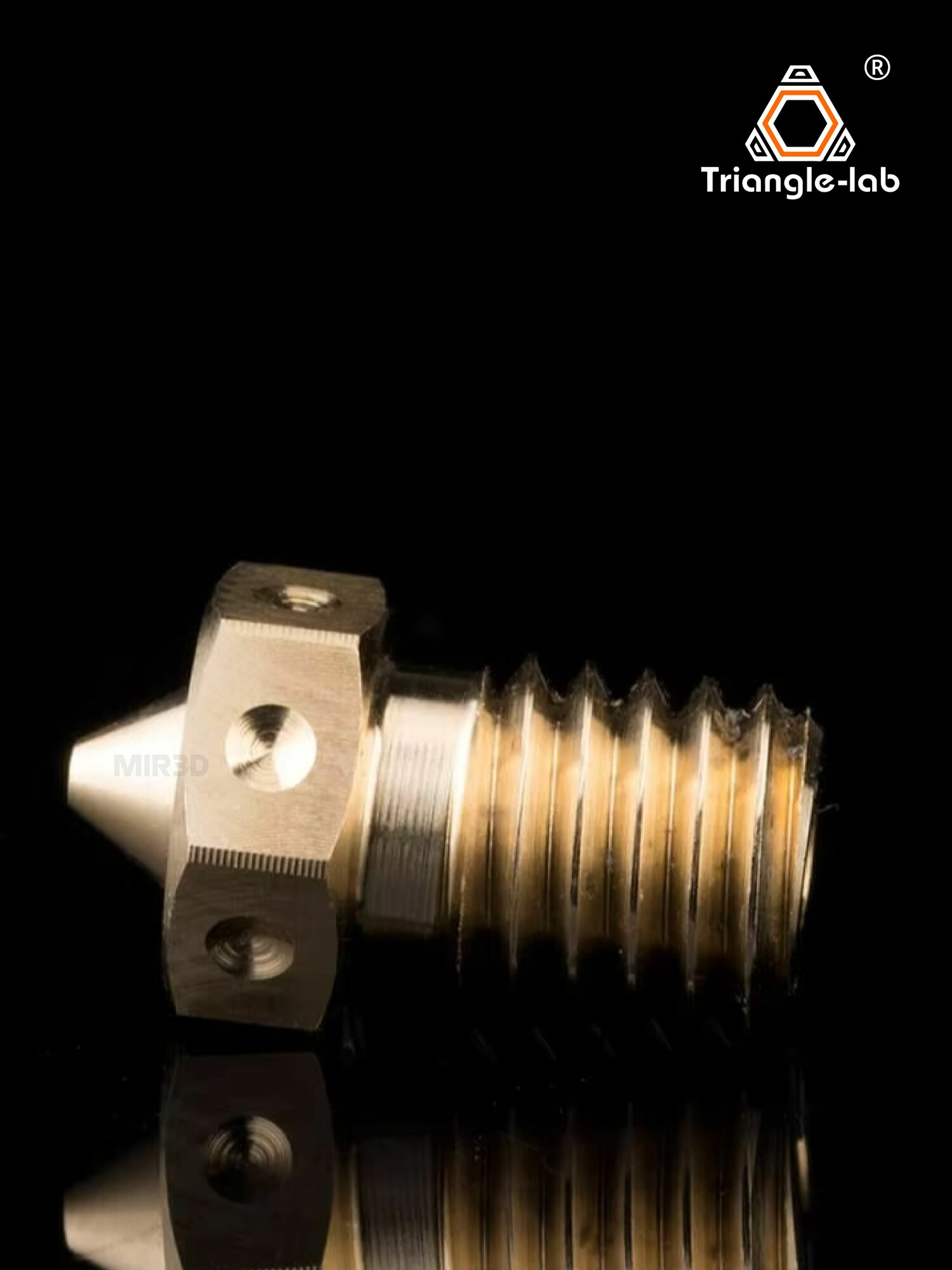 Сопло латунное Trianglelab E3D V6 1мм для 3д принтера — фото 1