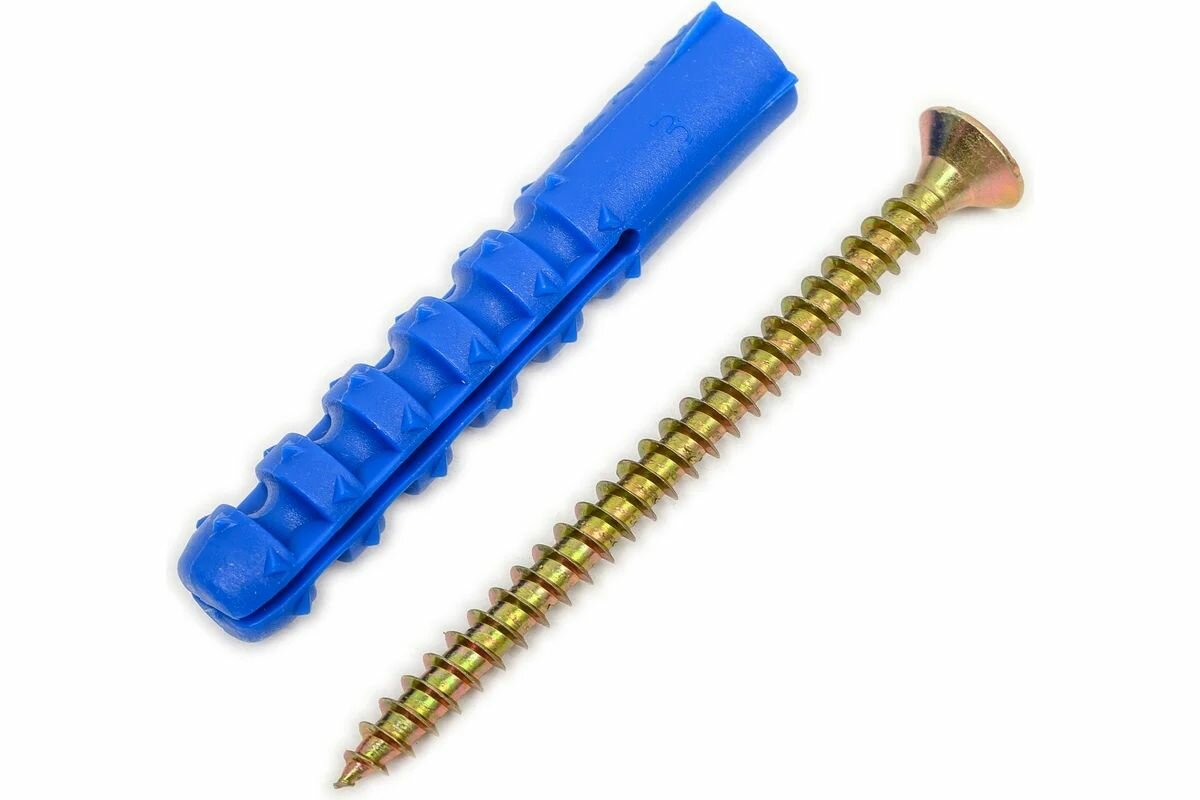 Набор для крепления плинтусов крепежная техника 12x70, дюбель ёжик, 10 шт. 84024