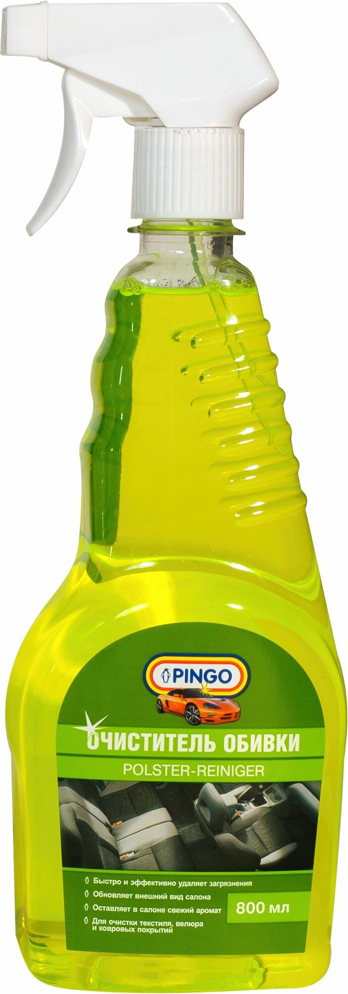 Очиститель обивки, флакон-спрей 800 мл 85033-1 Pingo