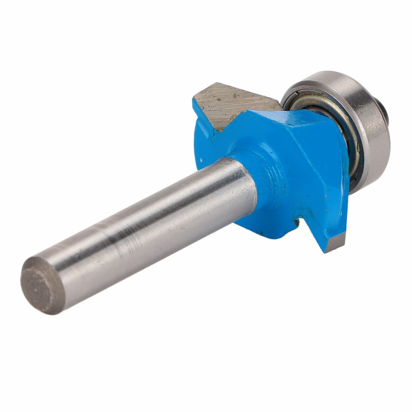 Фреза 45 градусов, инструмент для снятия фаски с круглым хвостовиком 1/4 дюйма с верхним подшипником для деревообработки1/4x5/16