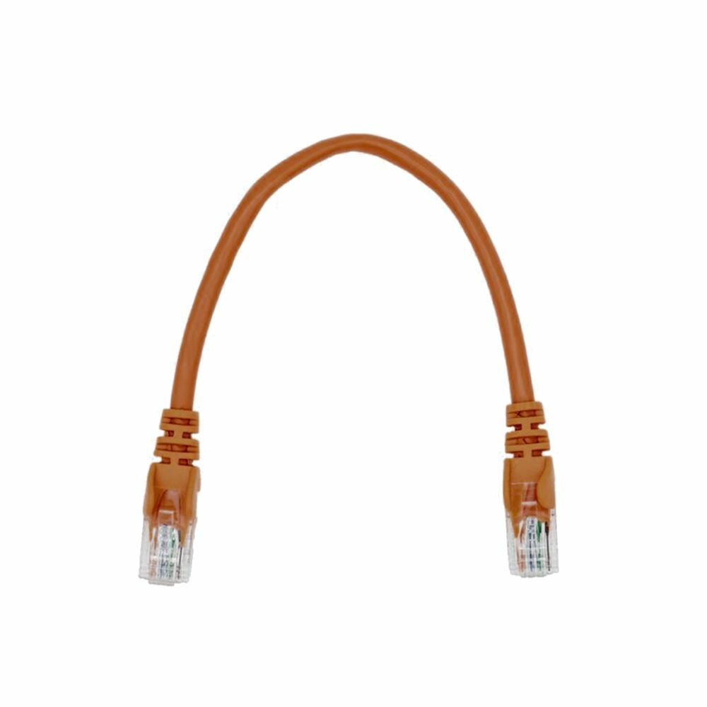 ACD Патч-корд UTP 6 кат. ACD ACD-LPU6Z-5DN с разъемами RJ-45, медь, коричневый (0.5м)