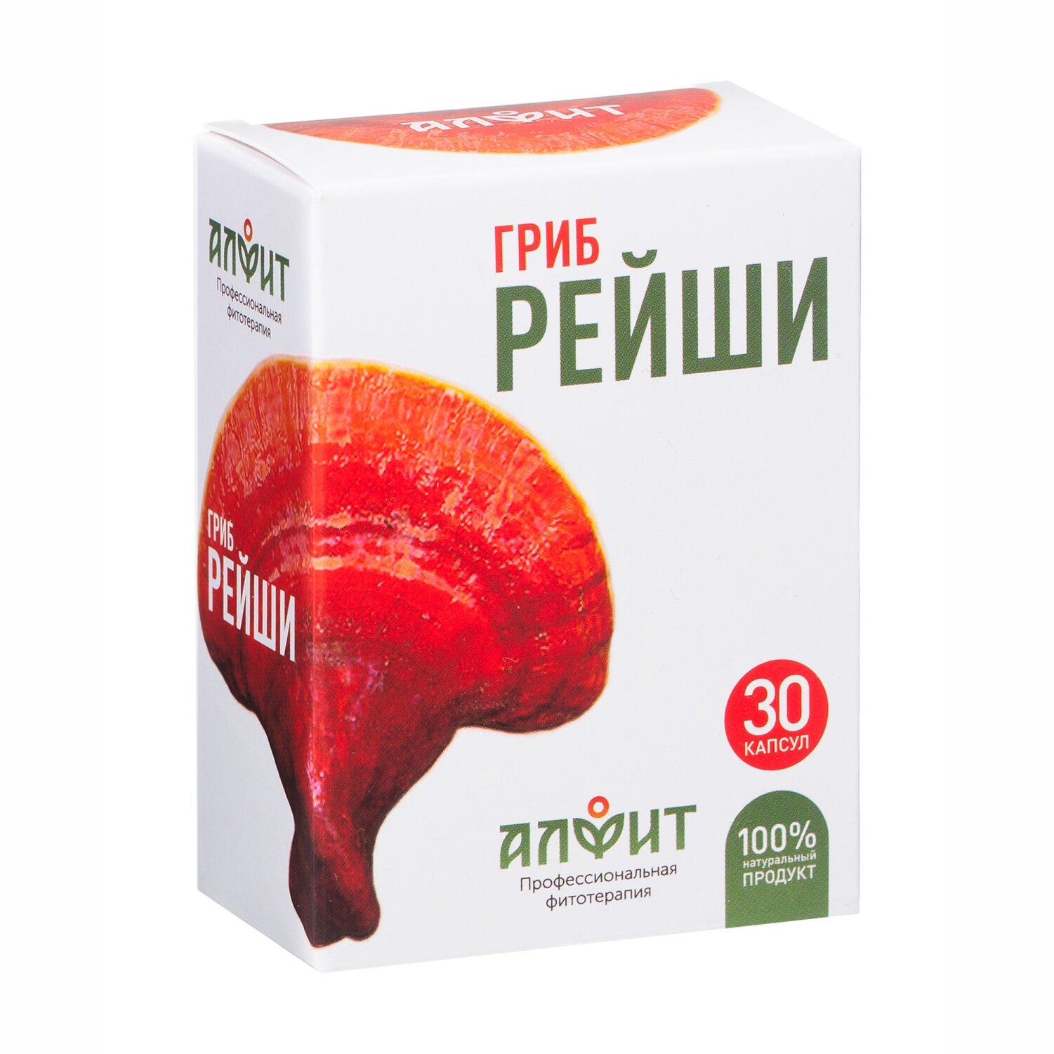 Рейши (гриб) для улучшения иммунитета от бренда "Алфит", 30 капсул по 490 мг