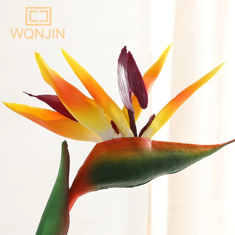 Искусственные цветы Стрелиция WQNJIN yellow