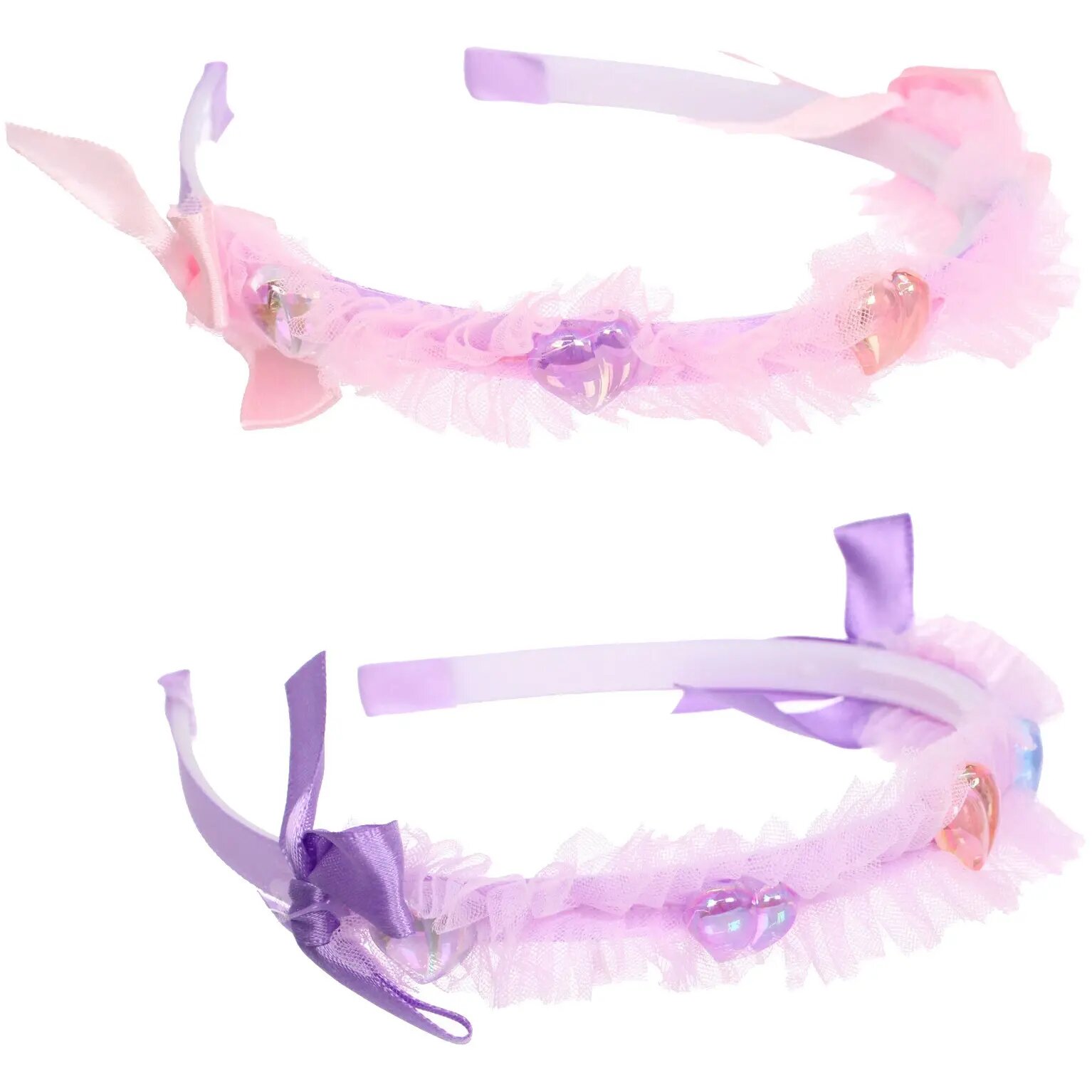 Ободок для волос детский «бамби БУМ», розовый, фиолетовый, голубой, 1.5см