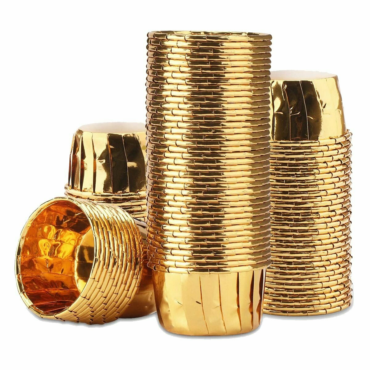 Aurum Cupcake Forms, 150Pcs F Cupcake Baking Forms, Cupcake Memekin Holder Cupcake Jamekins, Cupcake Jamekins for Baking