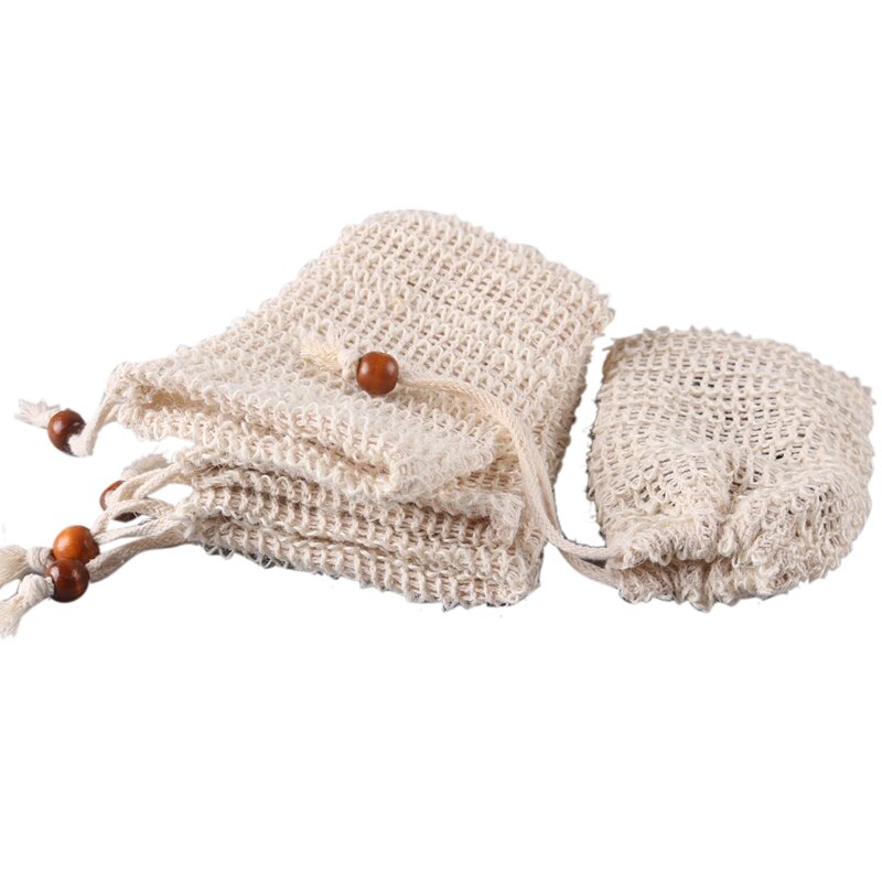 Мешок для мыла для душа, 12 пакетиков, мешок для мыла домашнего изготовления, сетчатый мешок с завязкой, пенящийся мешок