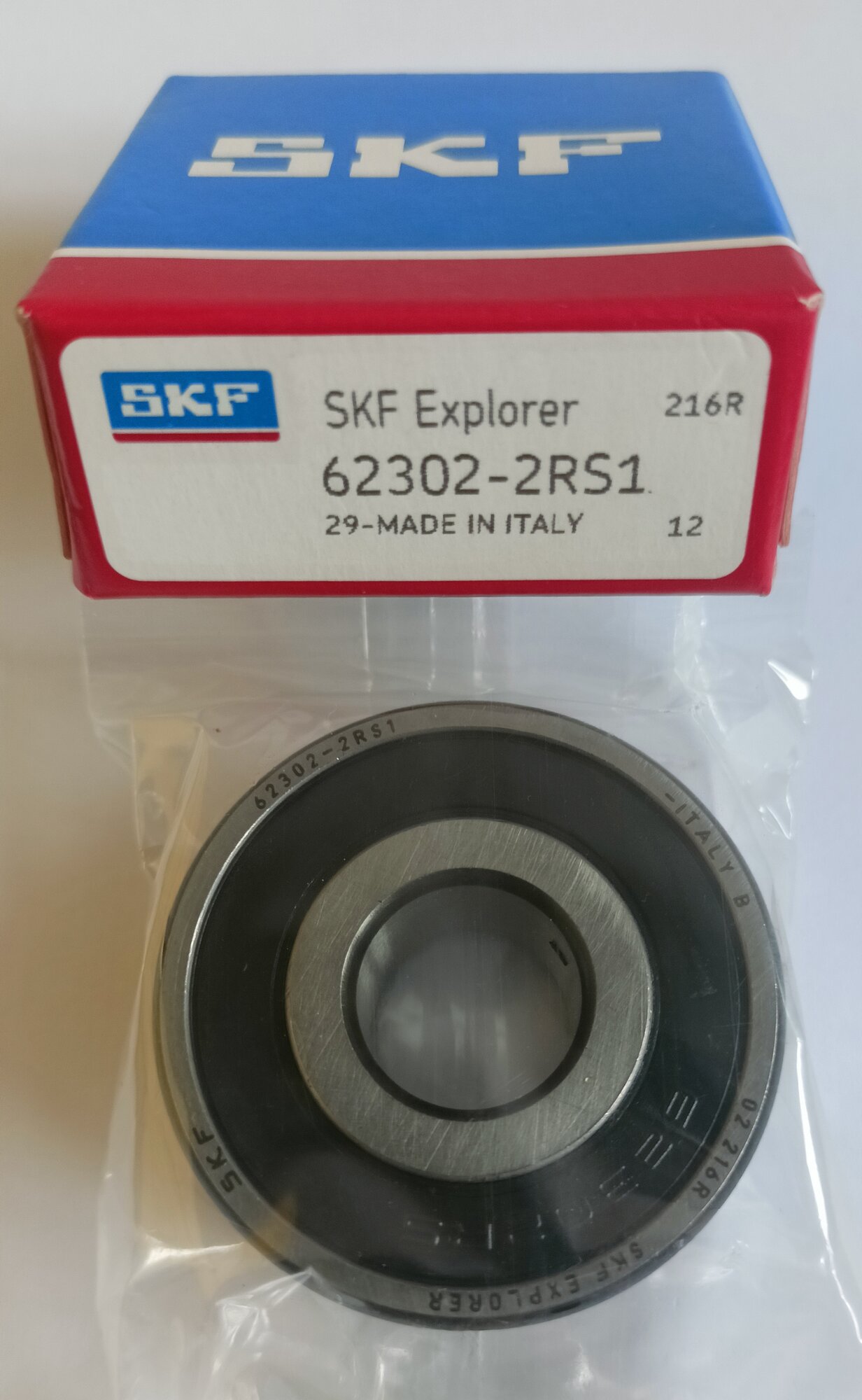 Подшипник SKF 62302-2RS1 шариковый радиальный однорядный (15х42х17)