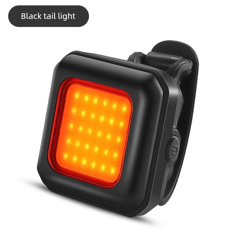 Перезаряжаемый черный велосипедный задний фонарь с 3 режимами для безопасного катания на дороге, водонепроницаемый,