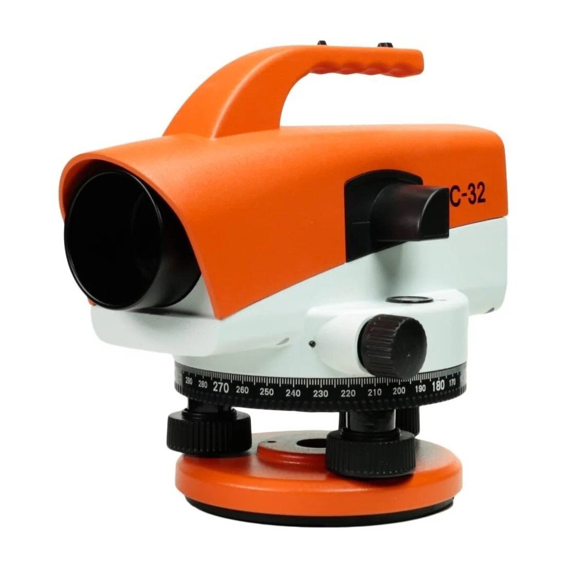 Нивелир RGK С-32 оптический, с компенсатором, IPХ6, точность 1.5мм/км