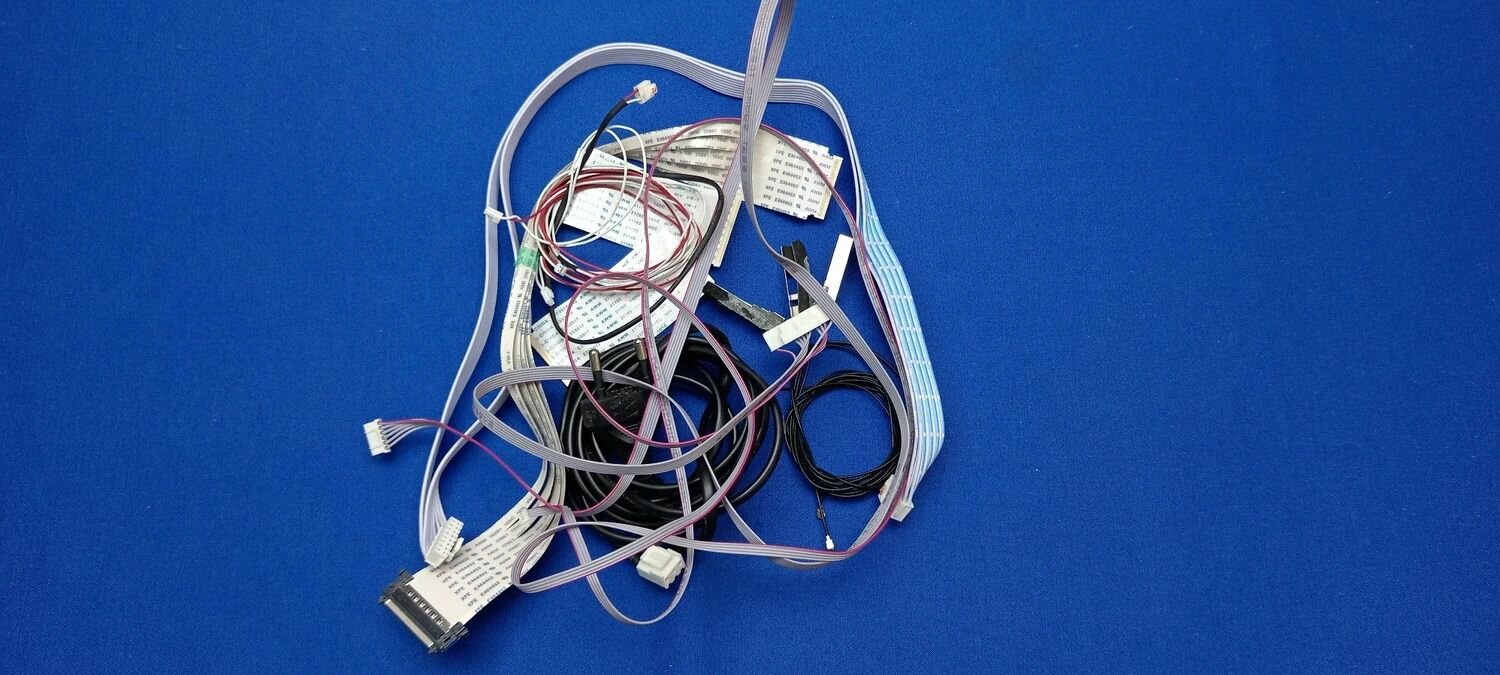 LVDS + Комплект межплатных кабелей + Кабель питания с разъемом до платы питания для H-Led55Fu7001 Lcd Телевизор Шлейф арт. 12567
