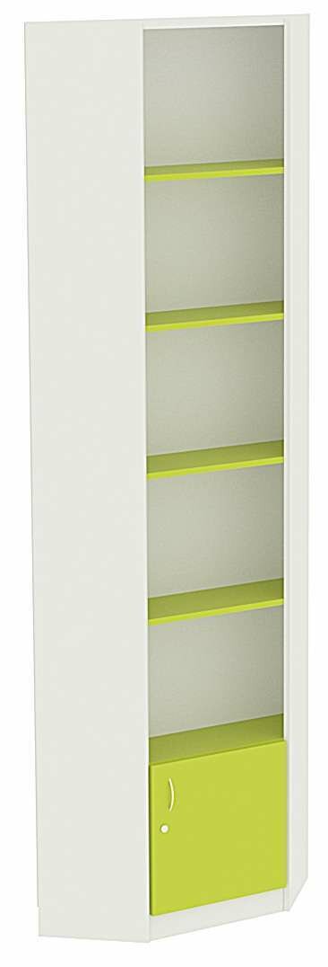 Высокий торговый стеллаж из ДСП для аптеки ЛАЙМ-ВС-5-300. Производитель товара - компания ТОБ.