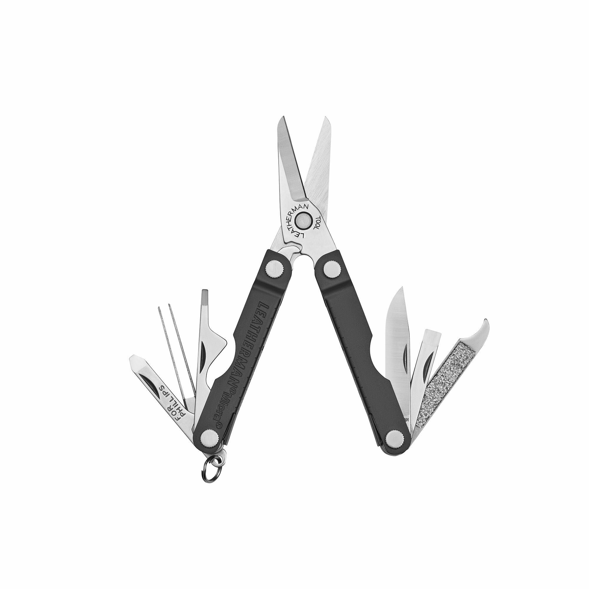Мультитул LEATHERMAN Micra Slate 10 инстр, 4,1/6,5 см, без чехла