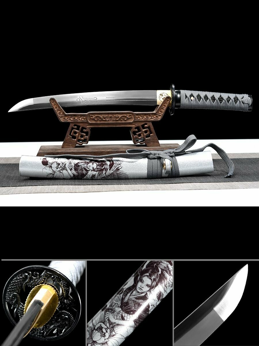 Военные сувениры, катана, предметы интерьера, японское бусидо, металлическая катана