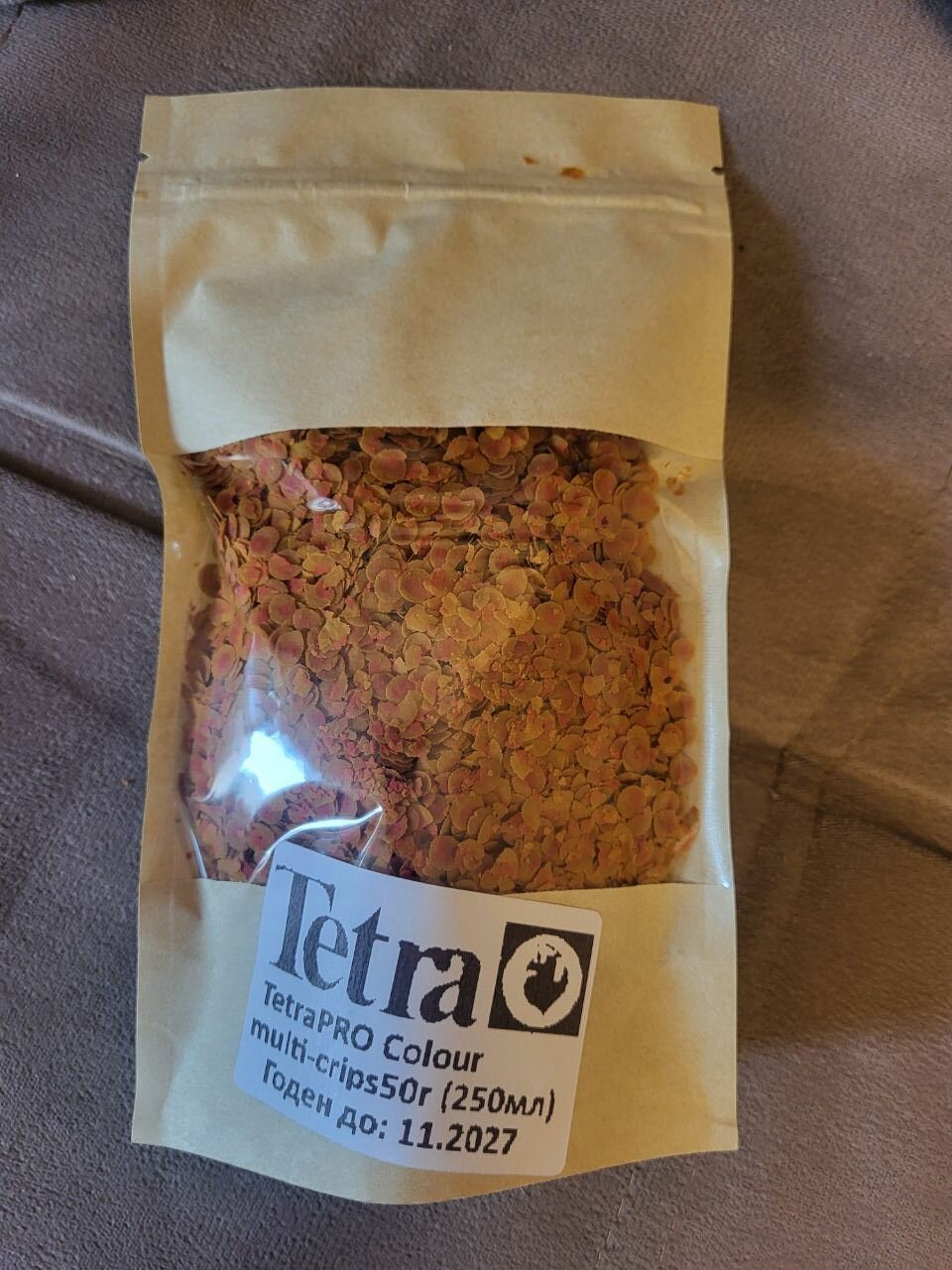 Корм для рыб TetraPRO Colour Multi-Crisps 100г (250мл) универсальный для окраса