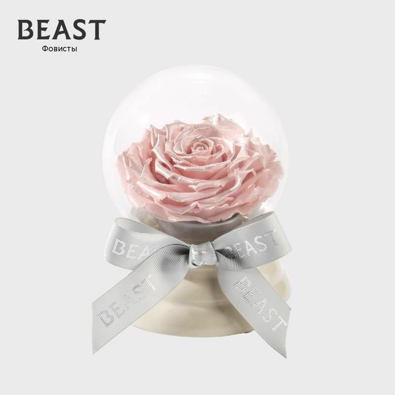 Музыкальный хрустальный шар, Вечная роза, фовизм, подарок на День святого Валентина. -lj