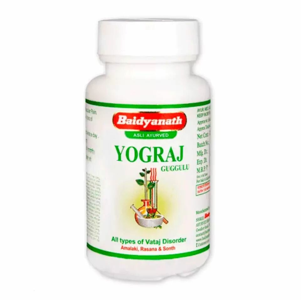 Йогарадж Гуггул/ Yogaraj Guggulu Baidyanath 120 табл
