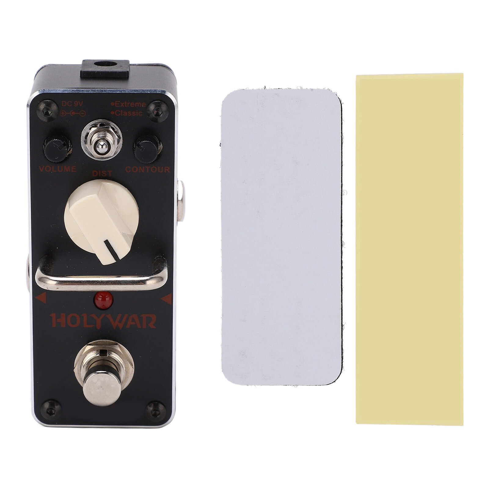 Педаль эффектов Metal Distortion Black для электрогитары с режимами Extreme Classic