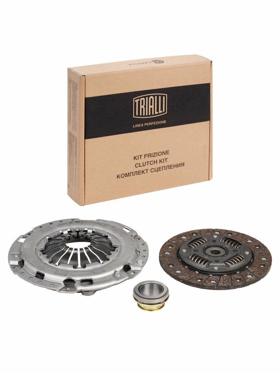 Сцепление в сборе для а/м Chevrolet Aveo (02-) 1.4i (с мех. муфт) (FR 0506) FR0506, TRIALLI FR0506