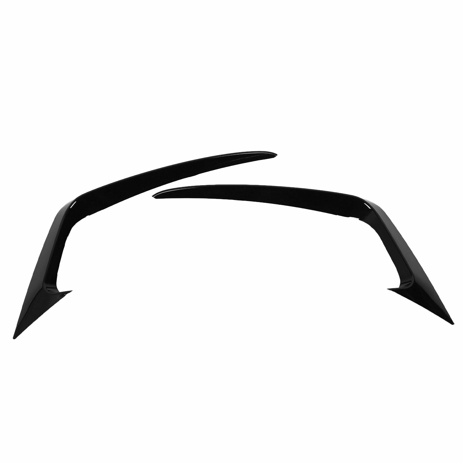 2 шт. сплиттер переднего бампера, глянцевый черный, для Fiesta ST MK6 2012-2017