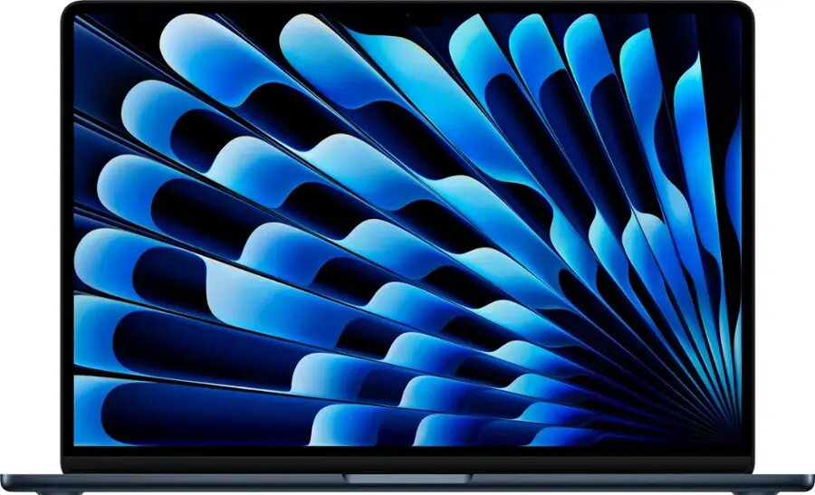 Ноутбук Apple MacBook Air 15 (2024) MW1L3 Midnight (M4 10-Core, GPU 10-Core, 16GB, 256GB)