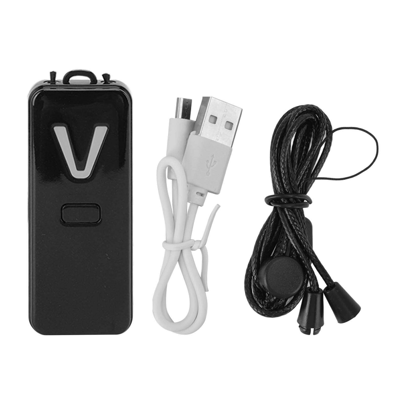 Носимый очиститель воздуха многофункциональный мини -портативный негативный негативный ионный генератор для внутреннего наружного металлического черного